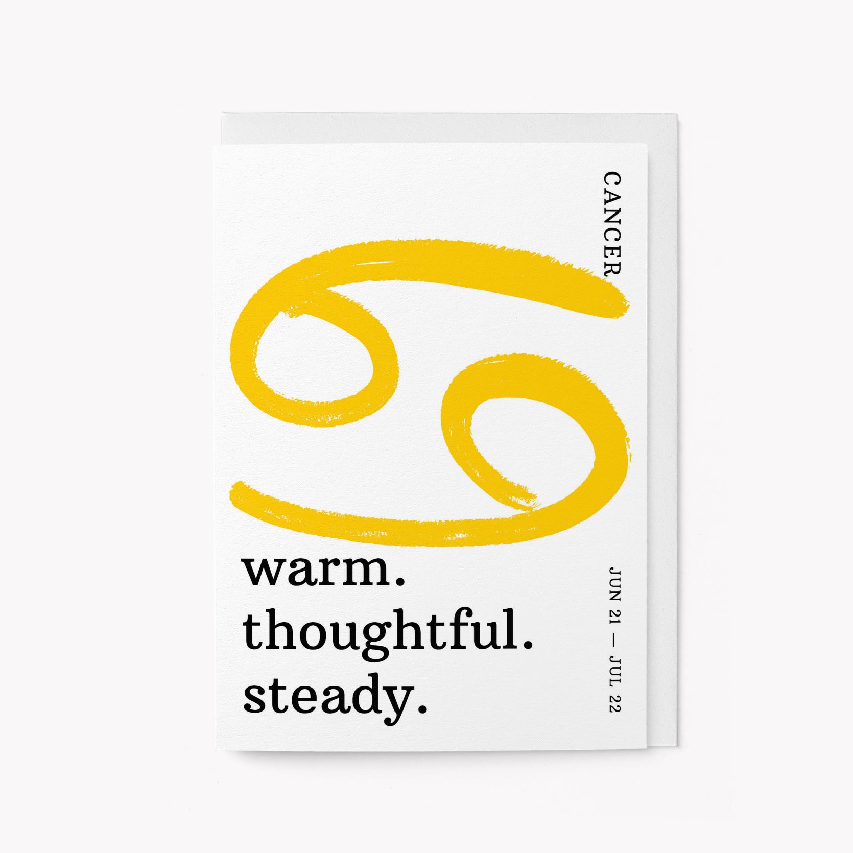 Cancer Birthday Card | Zodiac Sign | Wholesale Greeting Cards